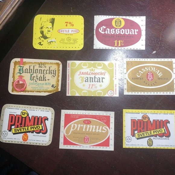 Other | Beer Labels Unused Czechoslovakian Original Letter And Envelope ...